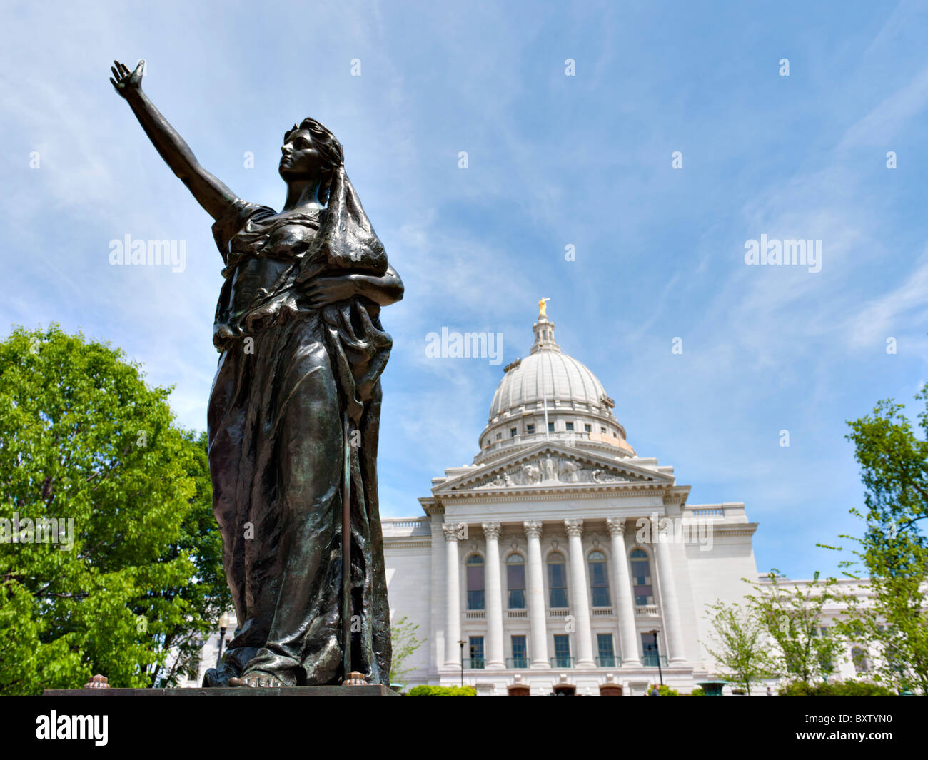 Wisconsin State Capitol, Madison Stock Photo - Alamy