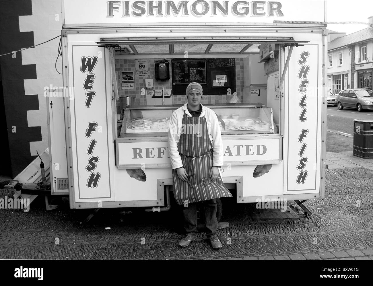 Fishmonger Black and White Stock Photos & Images - Alamy