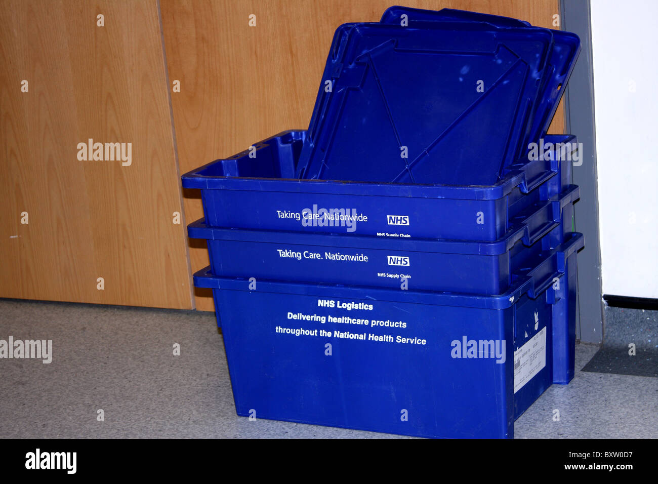 Blue collection boxes hi-res stock photography and images - Alamy