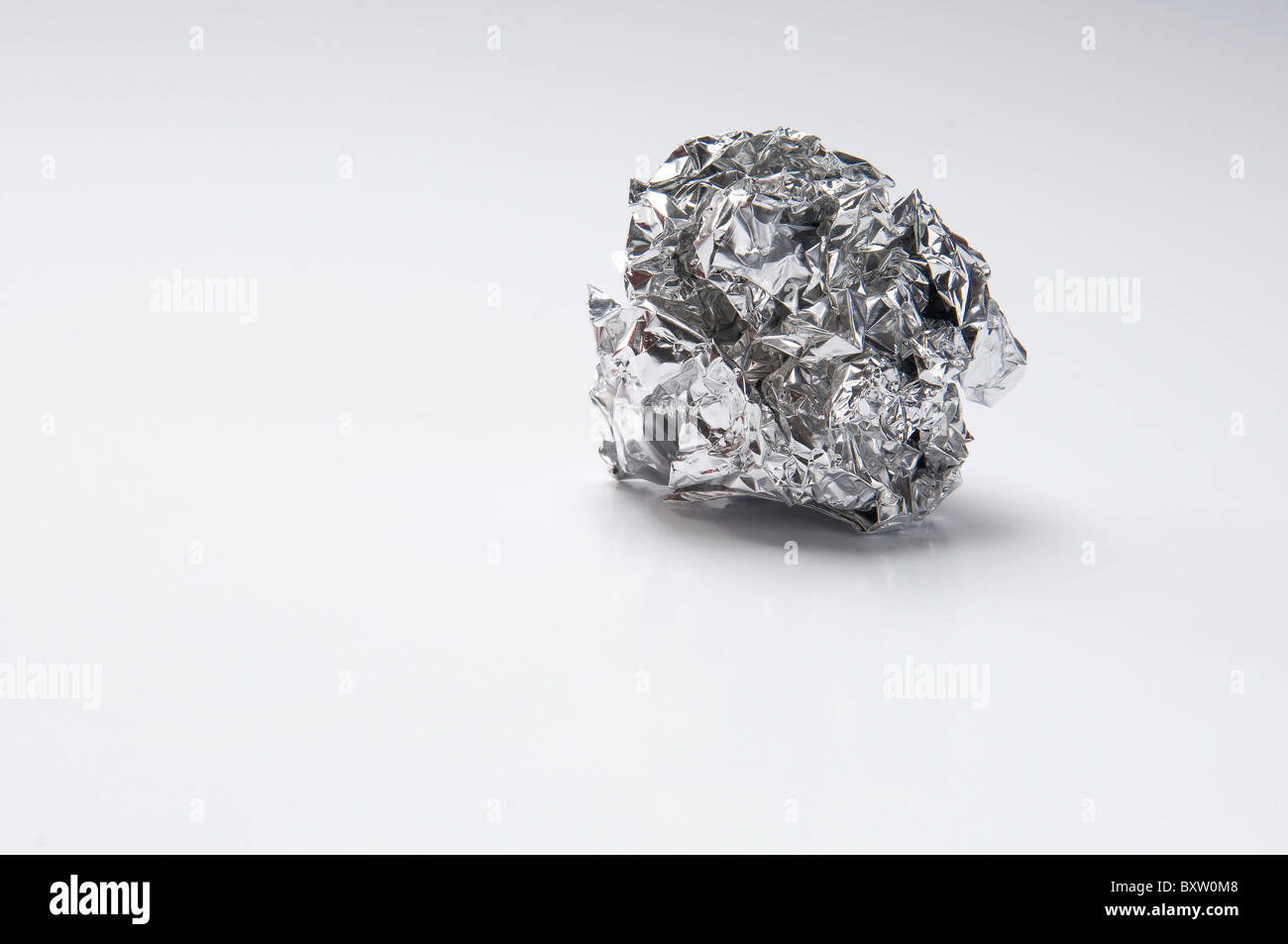 Silver Foil Ball Stock Photo - Alamy