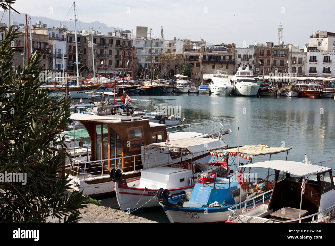 Kyrenia harbour Northern Cyprus Stock Photo - Alamy