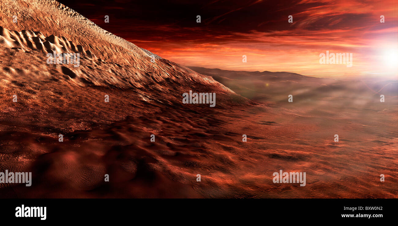 Mars relief map hi-res stock photography and images - Alamy