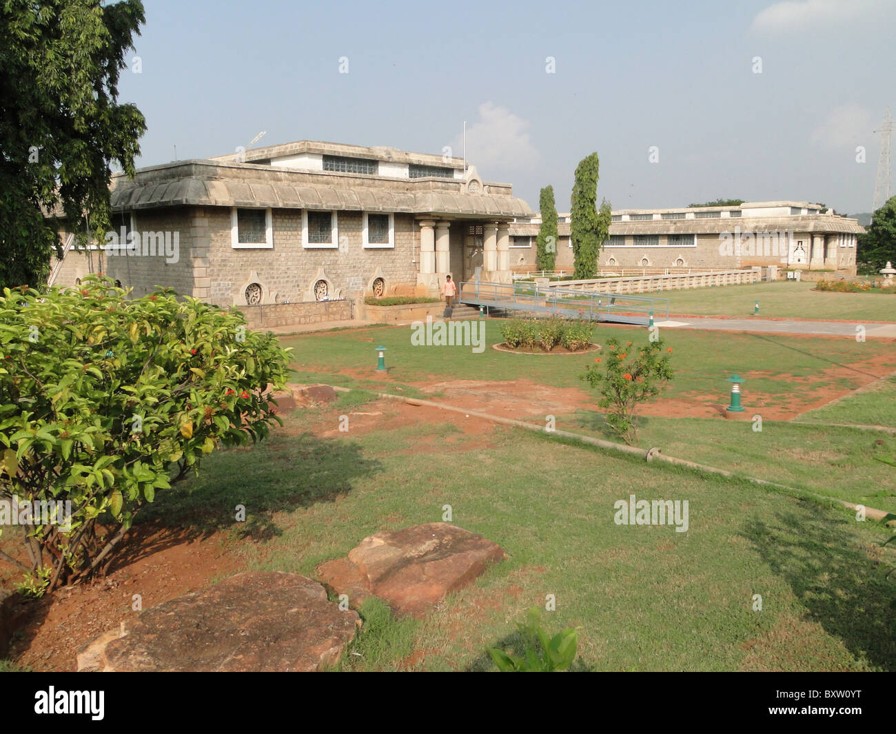 Museum of Buddhist art and sculpture, Nagarjunakonda, India, Asia Stock ...