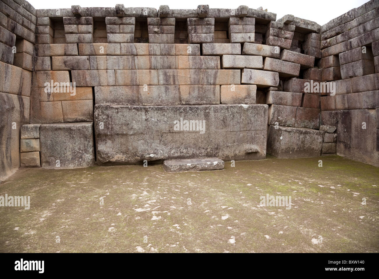 Incan temple at Machu Picchu, Peru, South America Stock Photo - Alamy