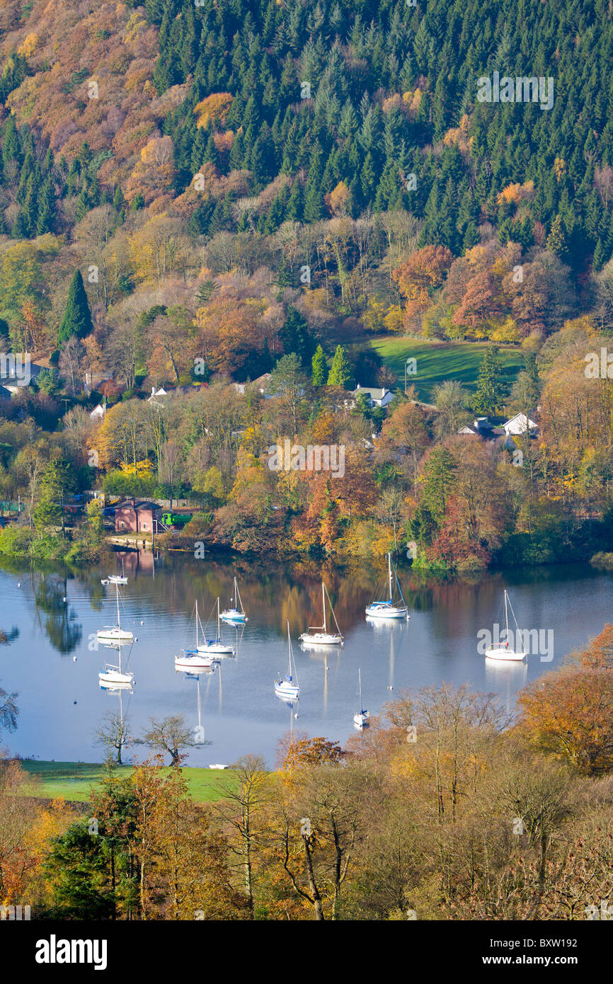 Fell Foot Park in the Autumn, Lake Windermere, Cumbria, England Stock ...