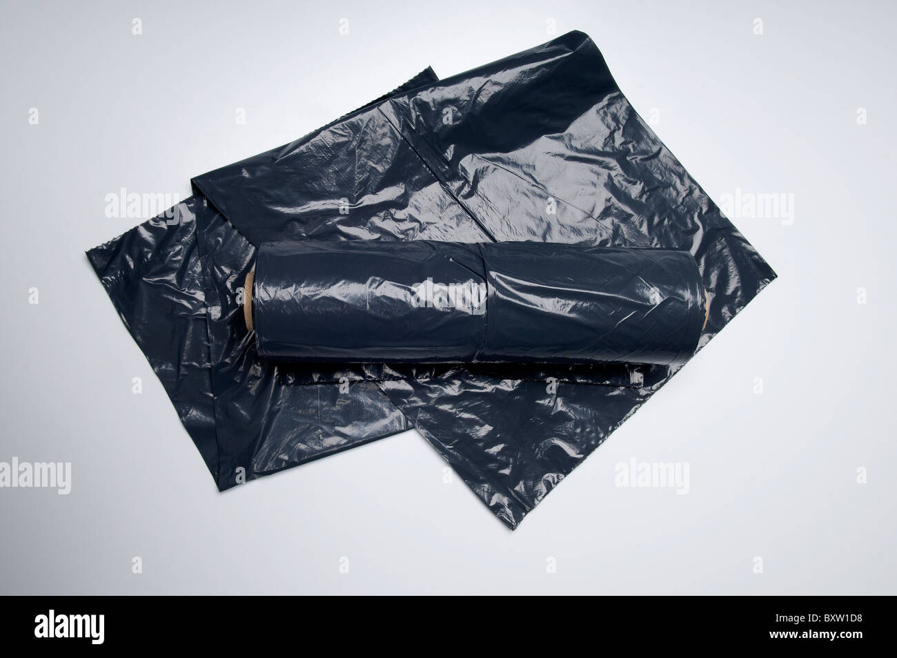 Empty garbage bags Stock Photo - Alamy