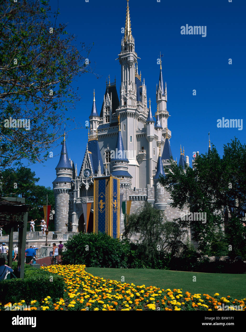 Cinderella Castle, Magic Kingdom, Disneyworld, Orlando, Florida, USA ...