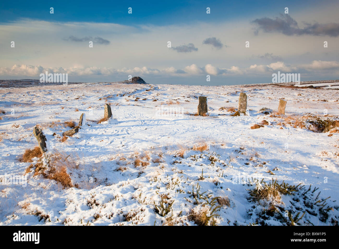 Nine stones circle hi-res stock photography and images - Alamy