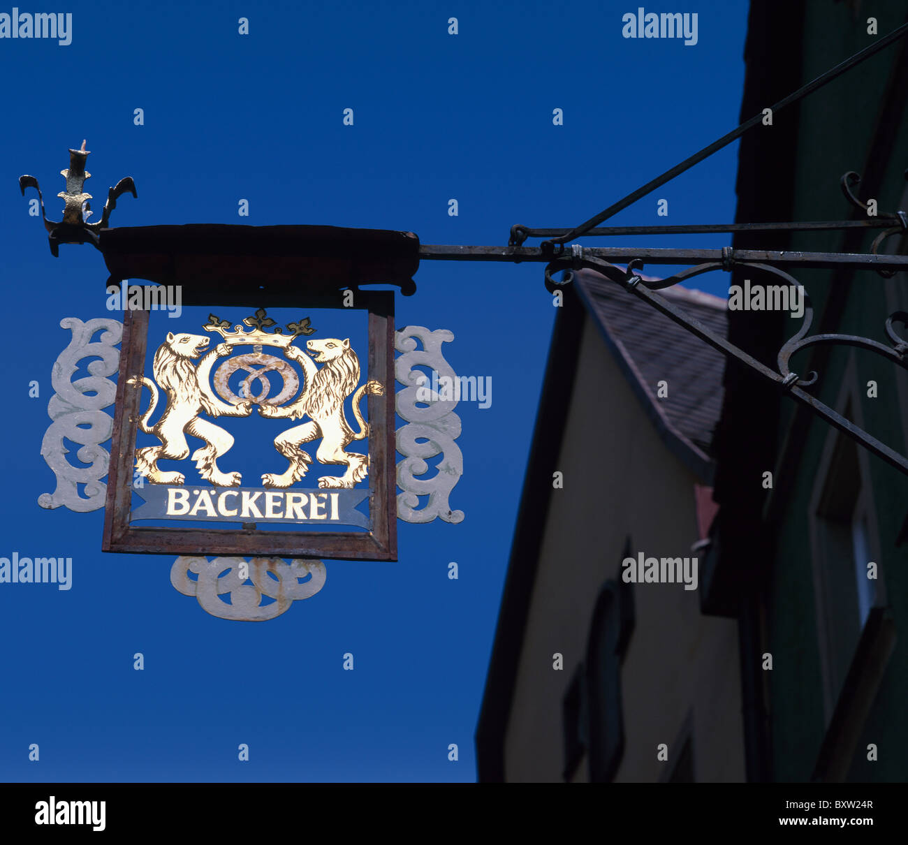 (german or germany) bakery sign hi-res stock photography and images - Alamy