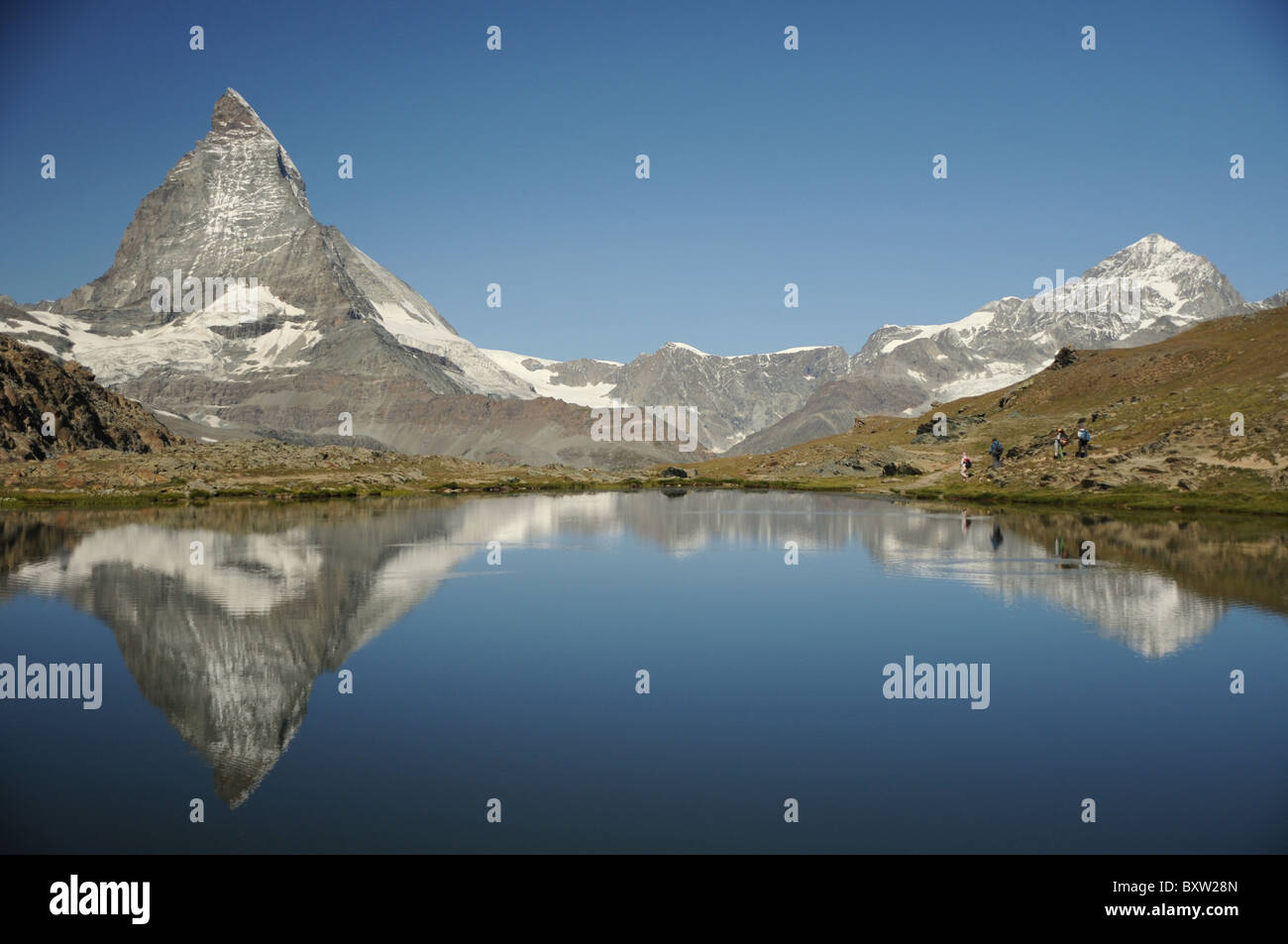 THE MATTERHORN REFLECTION, ZERMATT Stock Photo - Alamy