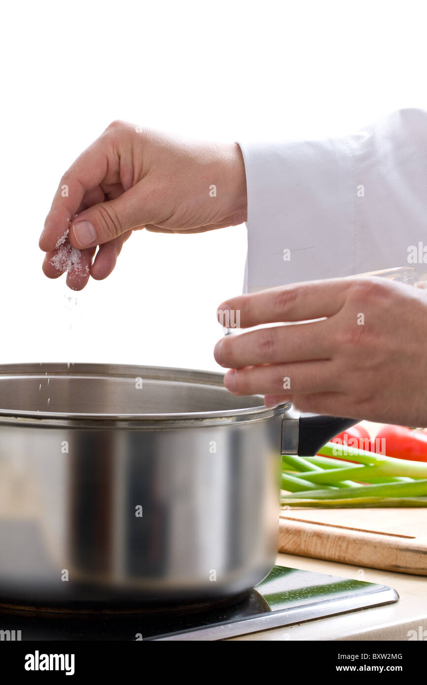 Put salt hi-res stock photography and images - Alamy