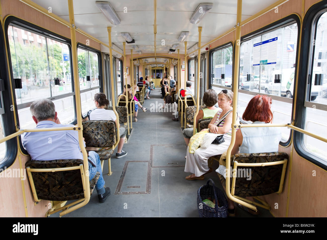 Riding tram hi-res stock photography and images - Alamy