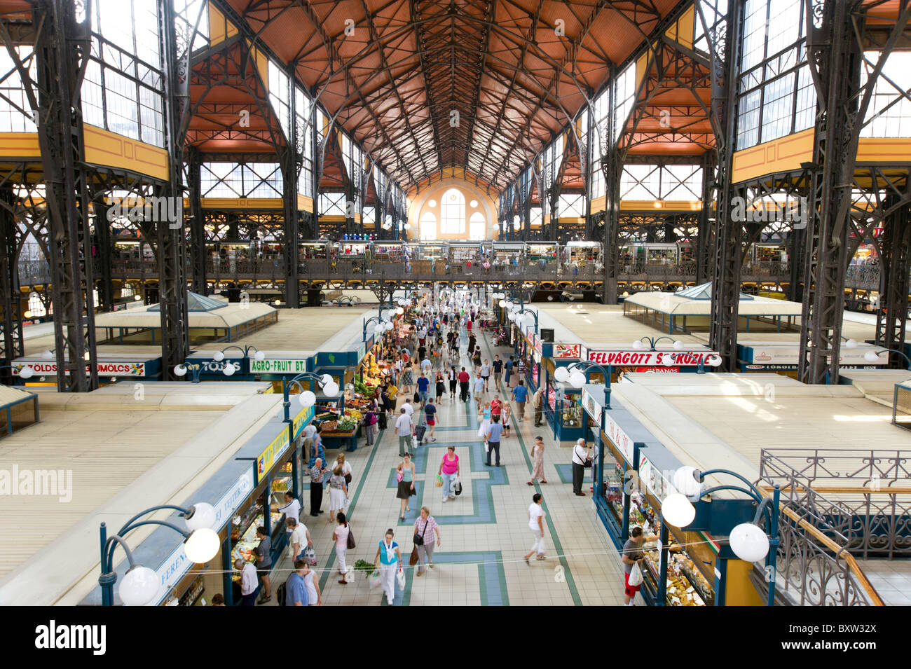 The Great Market Hall, Budapest, Hungary Stock Photo - Alamy