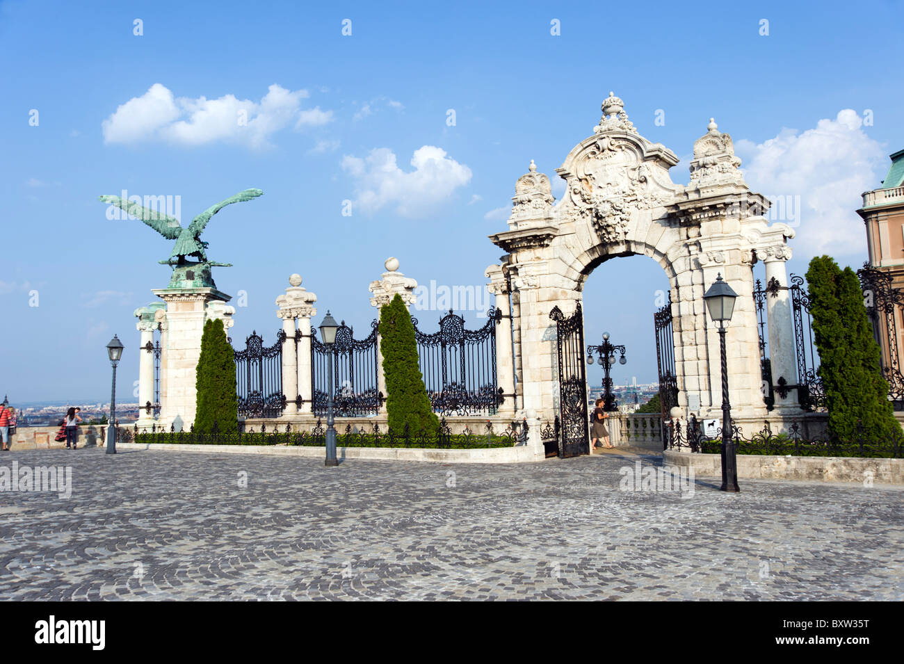 The Buda Castle Corvinus Gate, Budapest, Hungary Stock Photo - Alamy