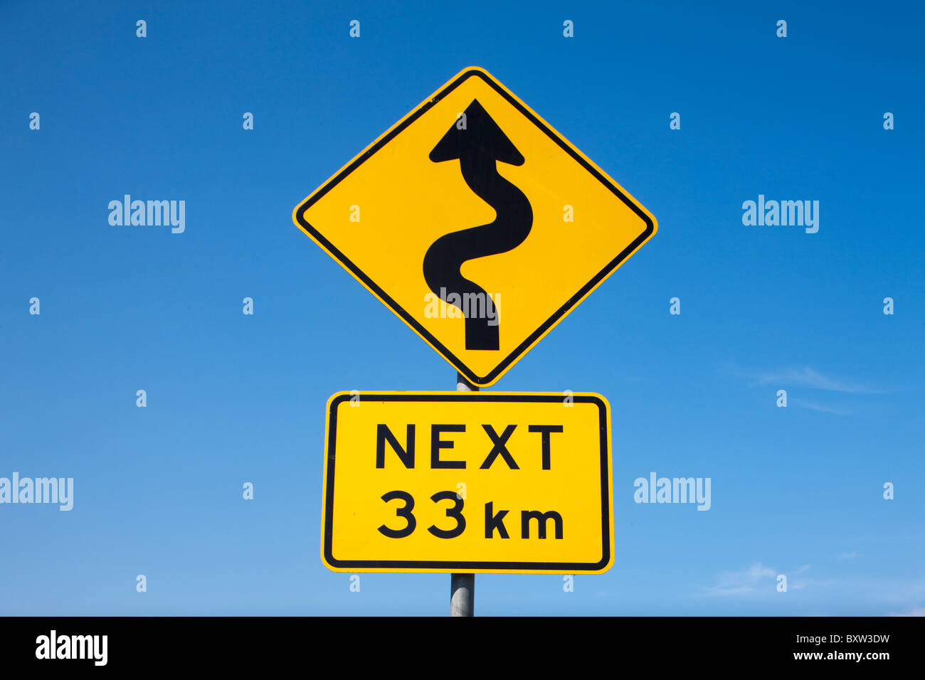 Metric road sign hi-res stock photography and images - Alamy