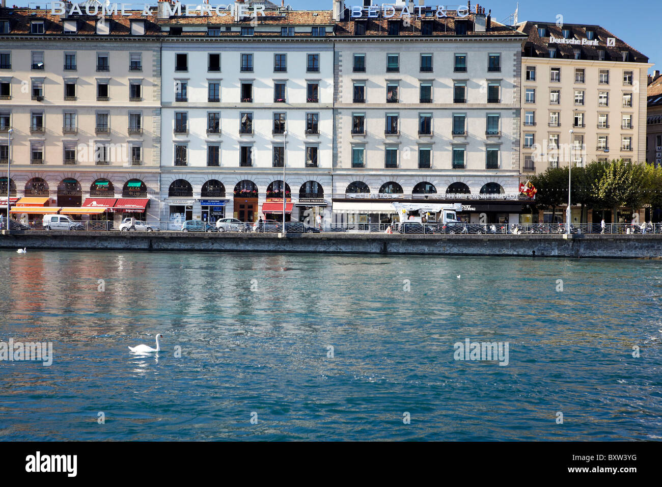 Geneva City centre, Switzerland, UK Stock Photo - Alamy