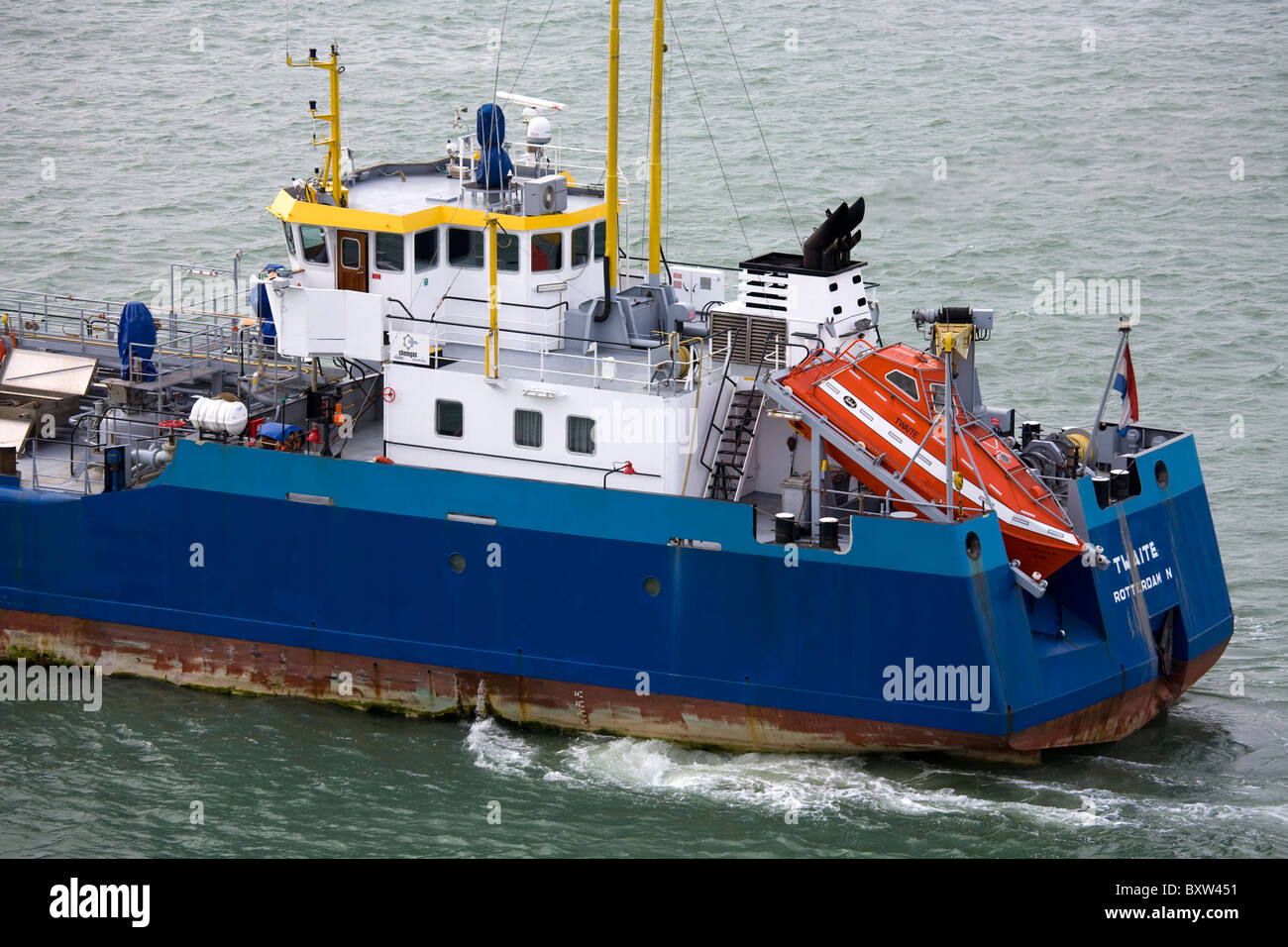 Gas tanker in the Port of Zeebrugge,West Flanders,Belgium,Europe Stock ...