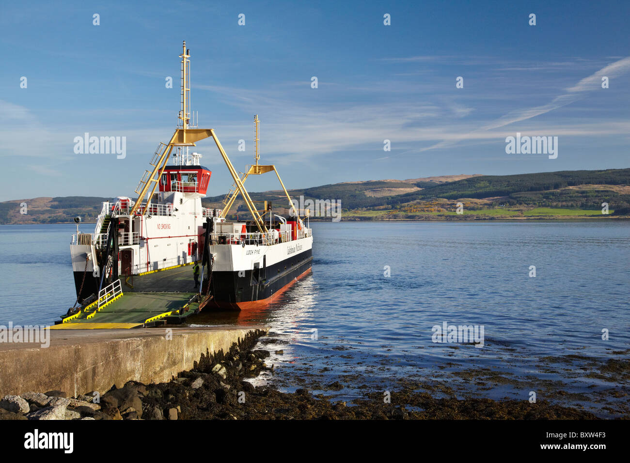 Lochaline - Fishnish Car and Passenger Ferry at Fishnich, Isle of Mull ...