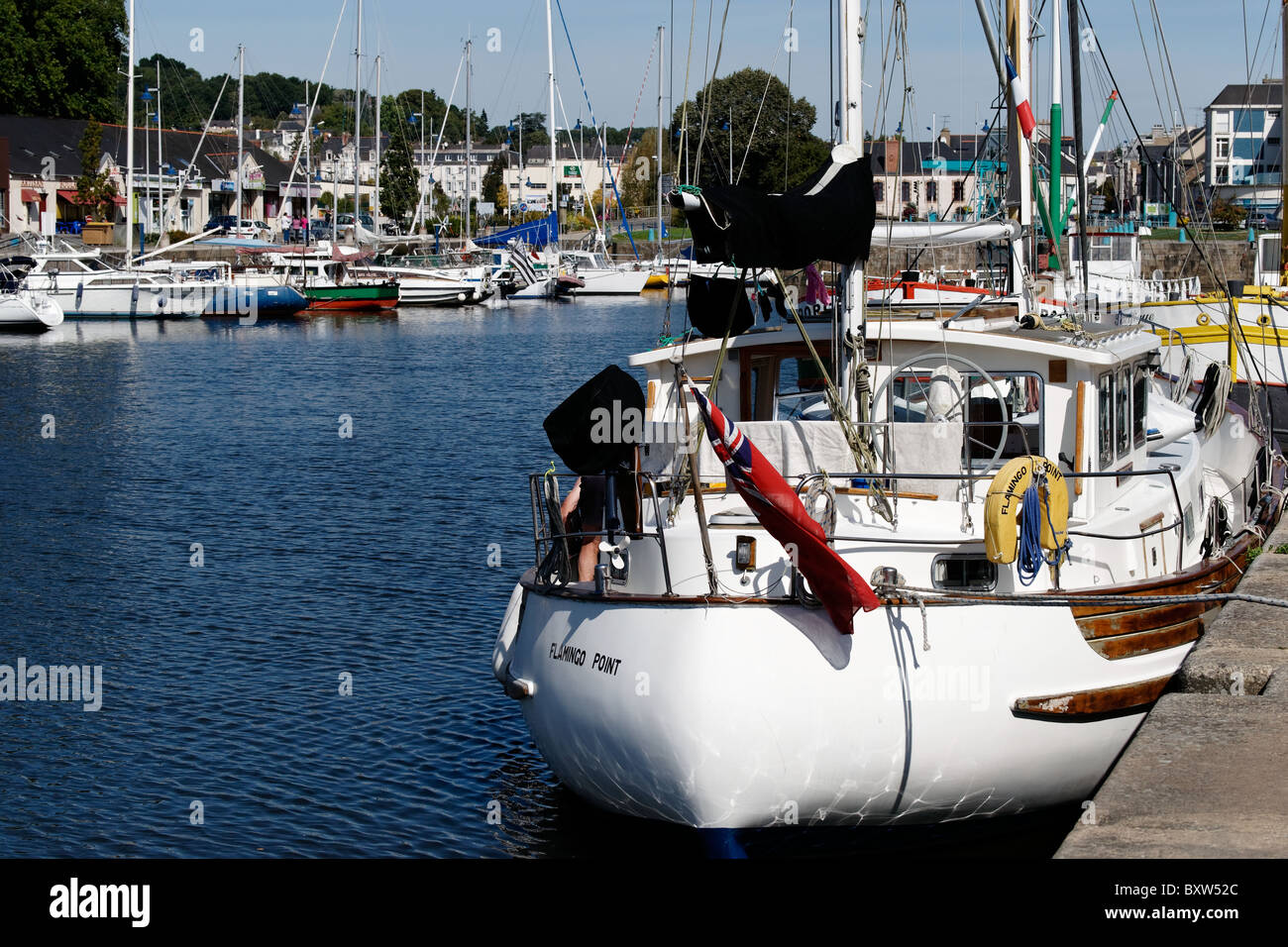 The River Vilaine Redon France Stock Photo - Alamy