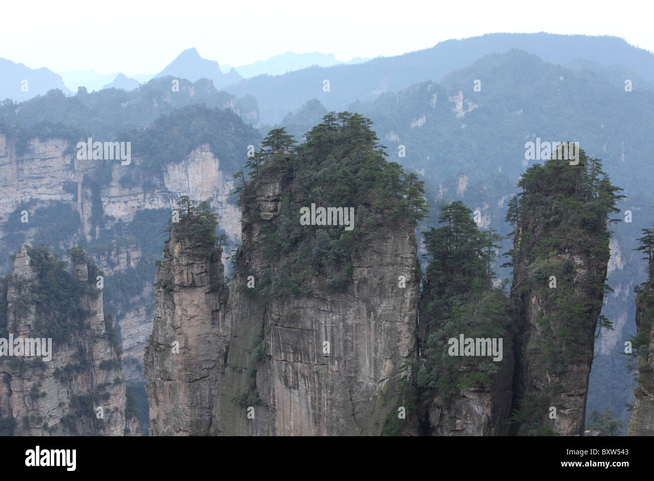 Zhangjiajie National Forest Park, Wulingyuan Scenic Area, China, Hunan ...