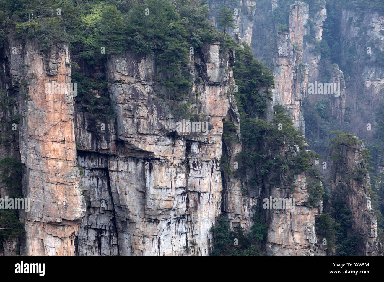 Zhangjiajie National Forest Park, Wulingyuan Scenic Area, China, Hunan ...