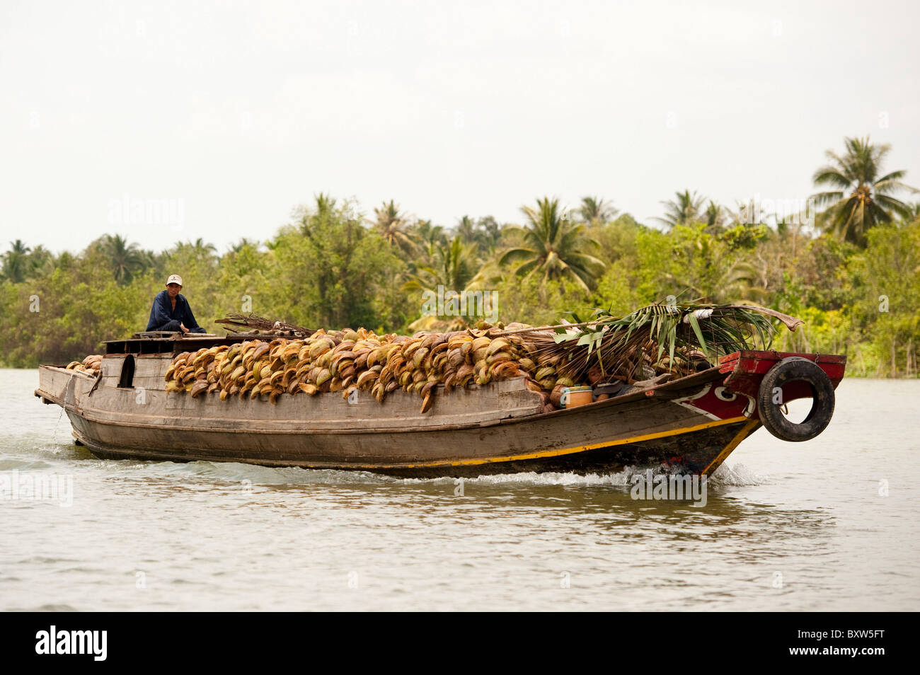 Coconut transport hi-res stock photography and images - Alamy