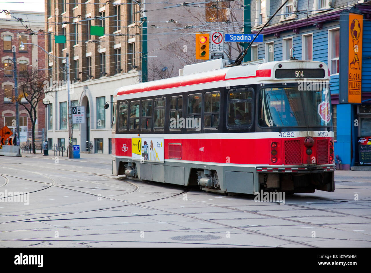 Streetcar in Toronto, Canada Stock Photo - Alamy