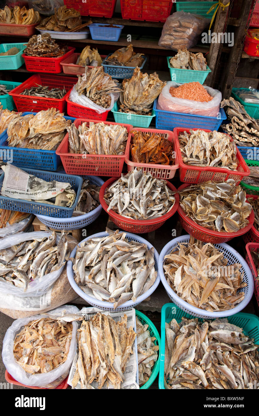 Fish market, Vinh Long, Mekong Delta, Vietnam Stock Photo - Alamy