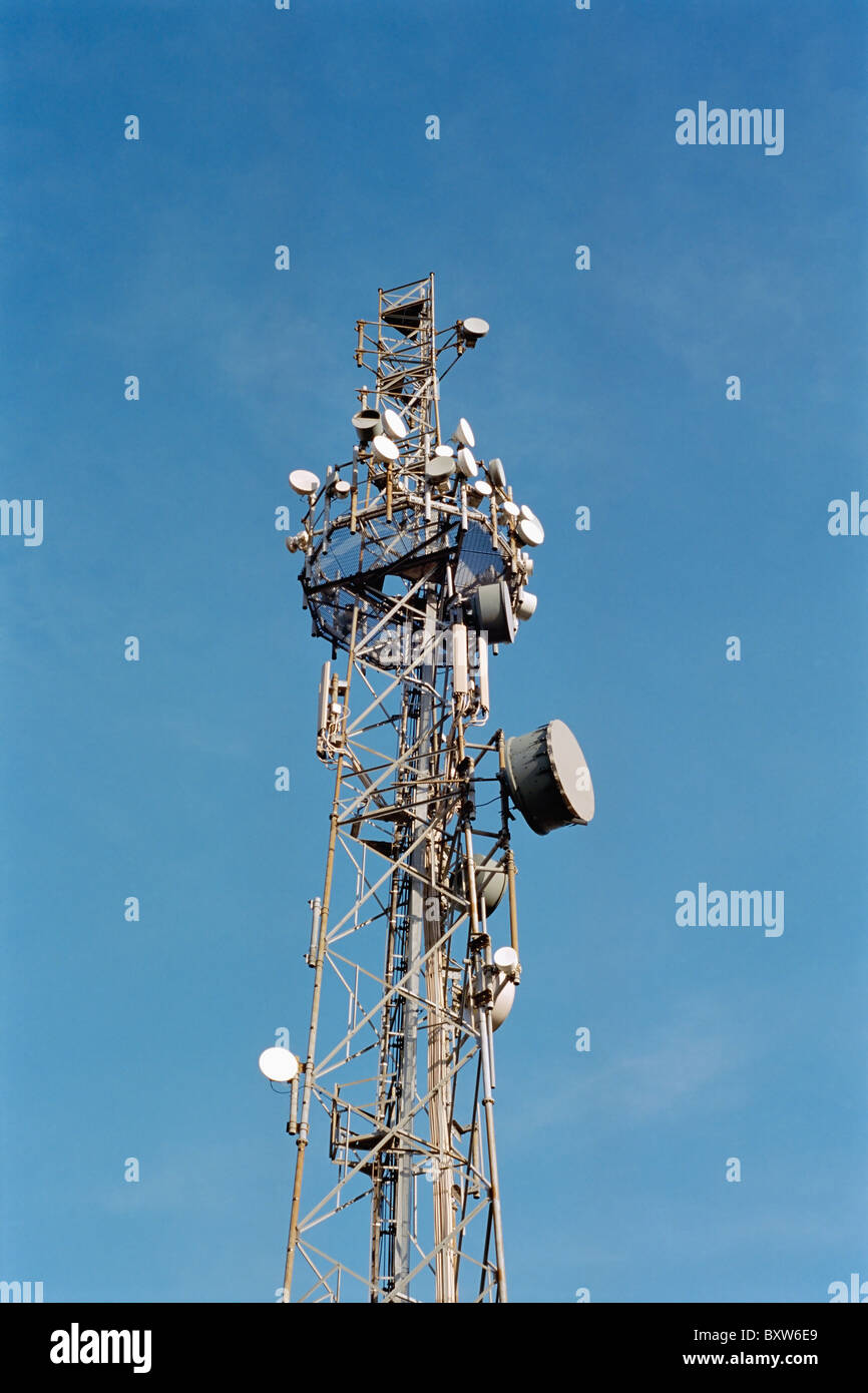 Mobile Phone Communications Tower Stock Photo - Alamy