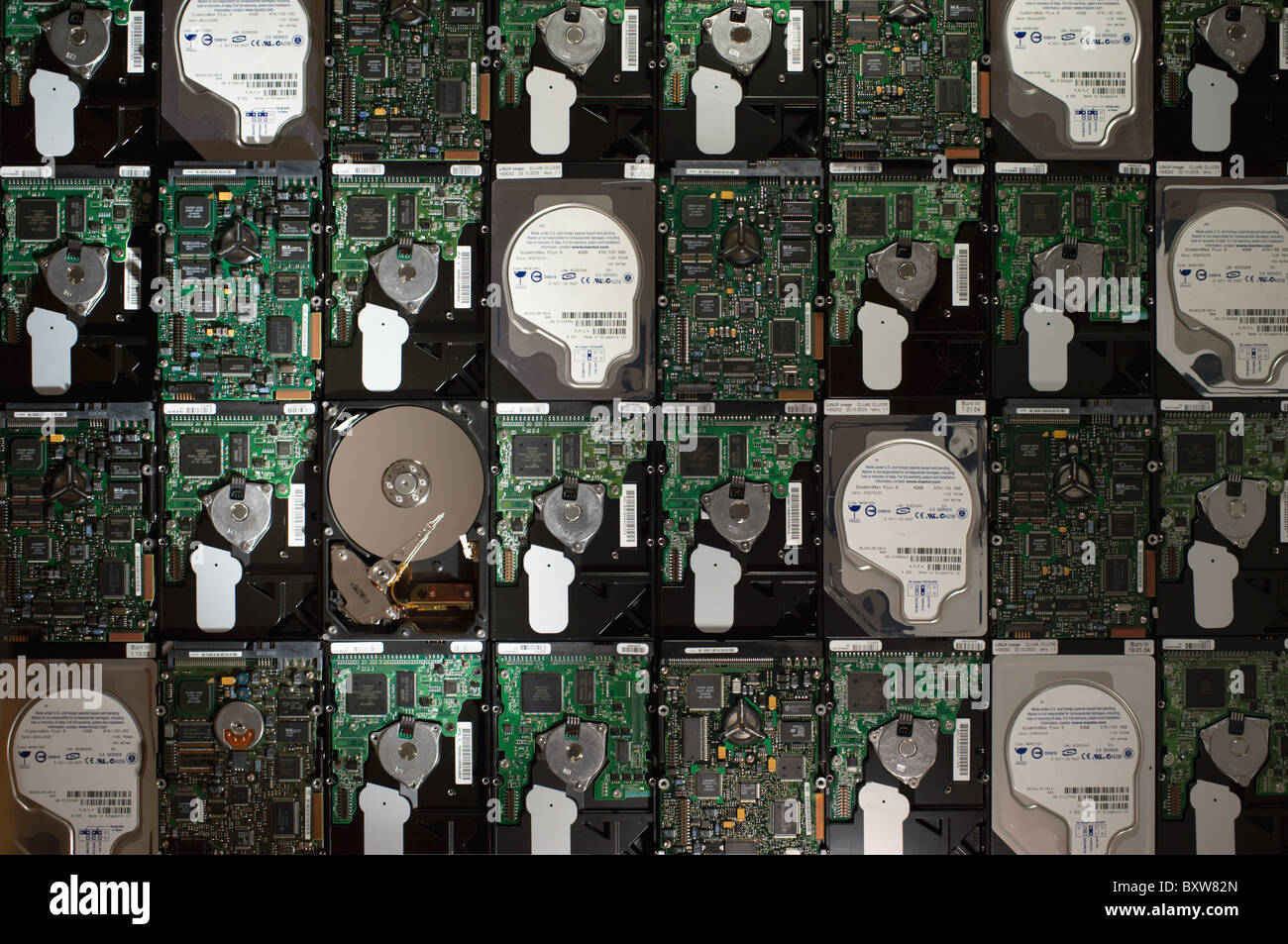 Computer Hard Disk Drives (landscape version Stock Photo - Alamy