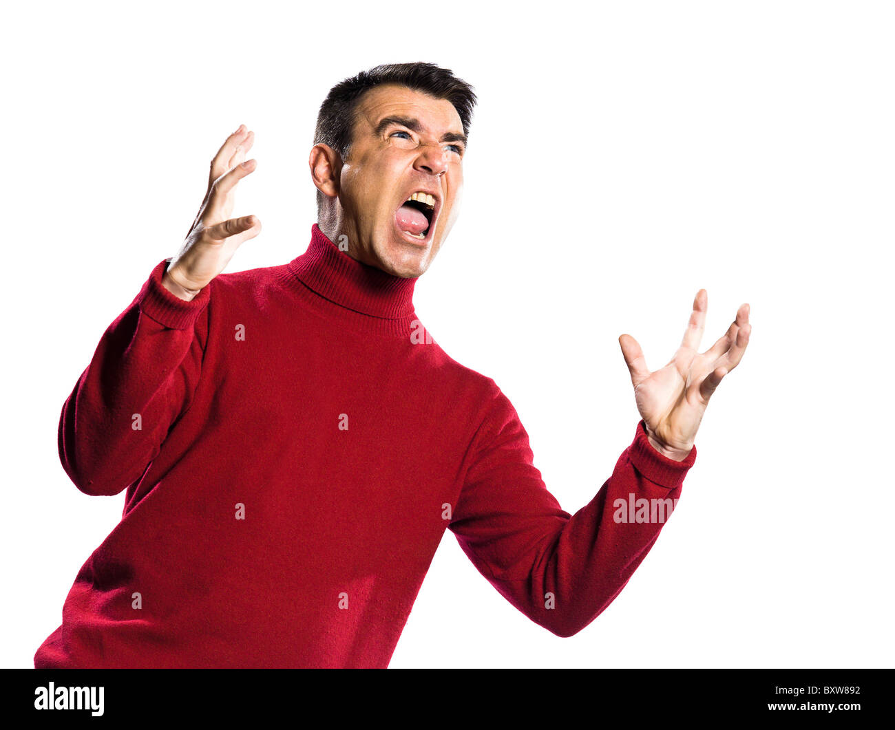 Angry hand gesture Cut Out Stock Images & Pictures - Alamy