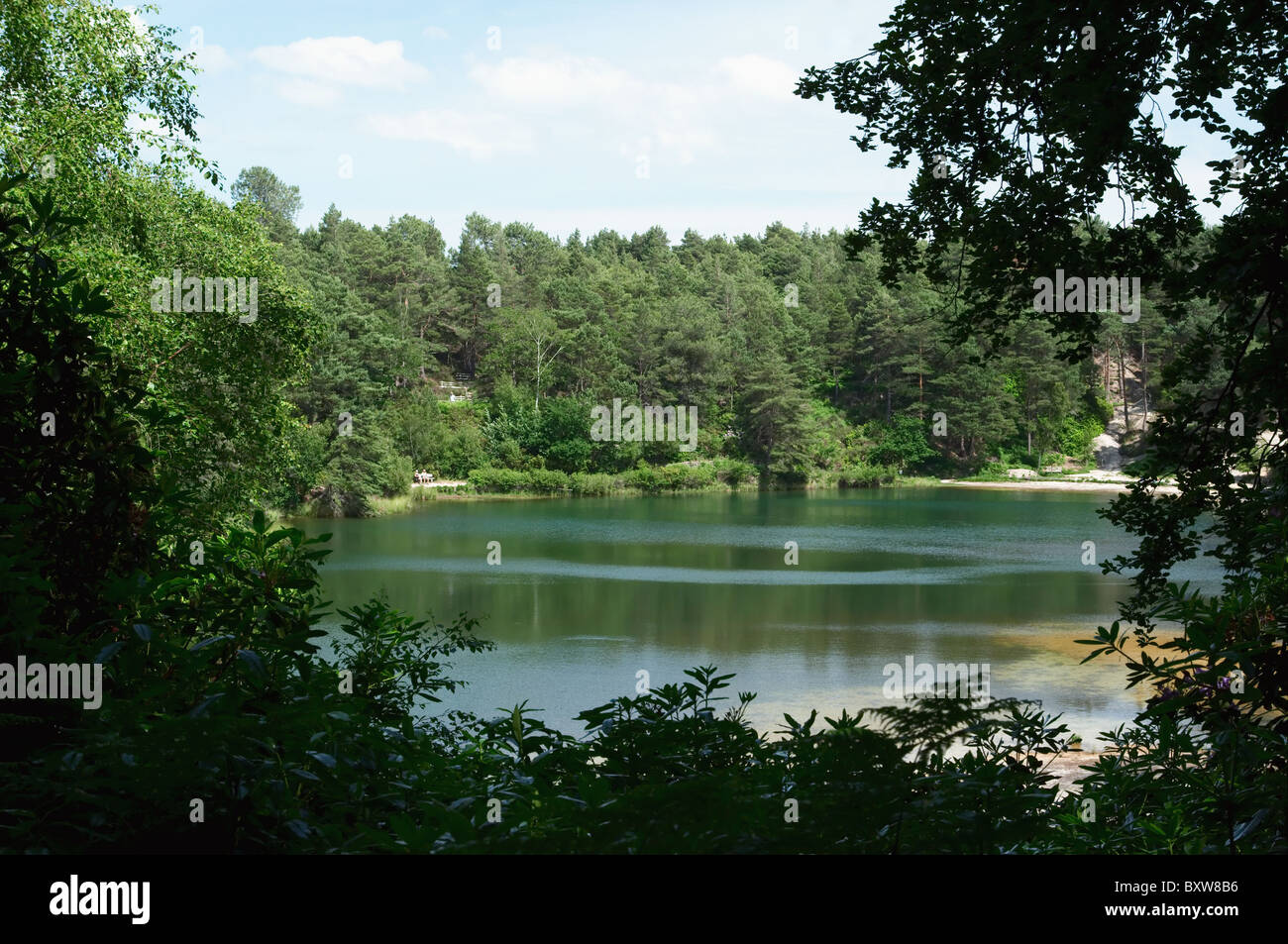Dorset the blue pool hi-res stock photography and images - Alamy