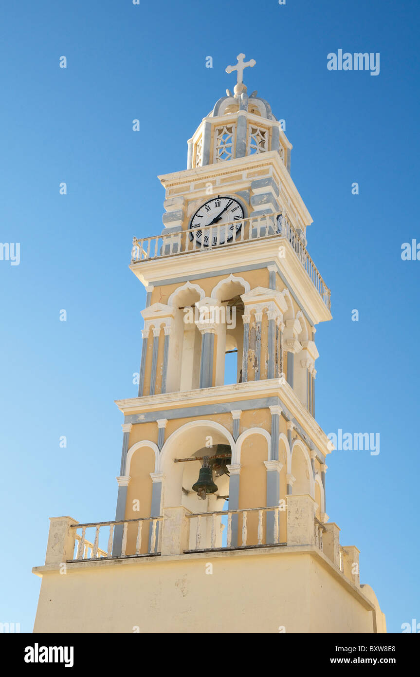 Bell tower thira hi-res stock photography and images - Alamy