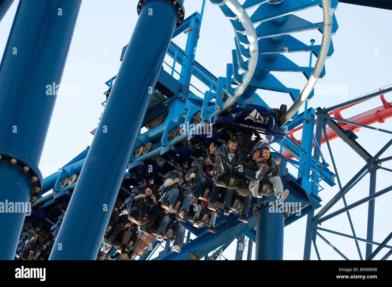 The In-Fusion and Pepsi Max Big One roller coasters at Blackpool ...