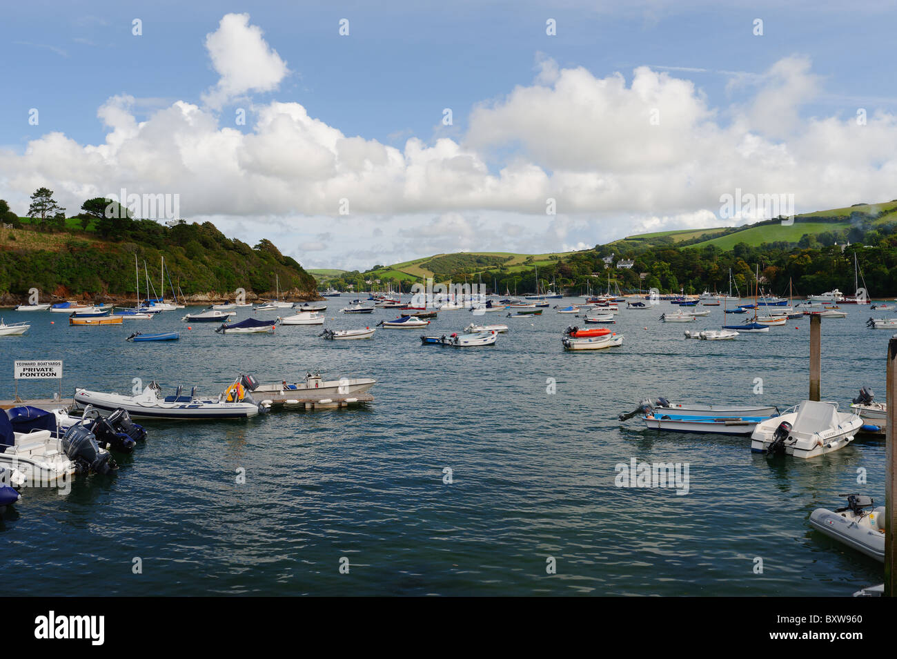 The Harbour, Salcombe, Devon, England, UK Stock Photo - Alamy
