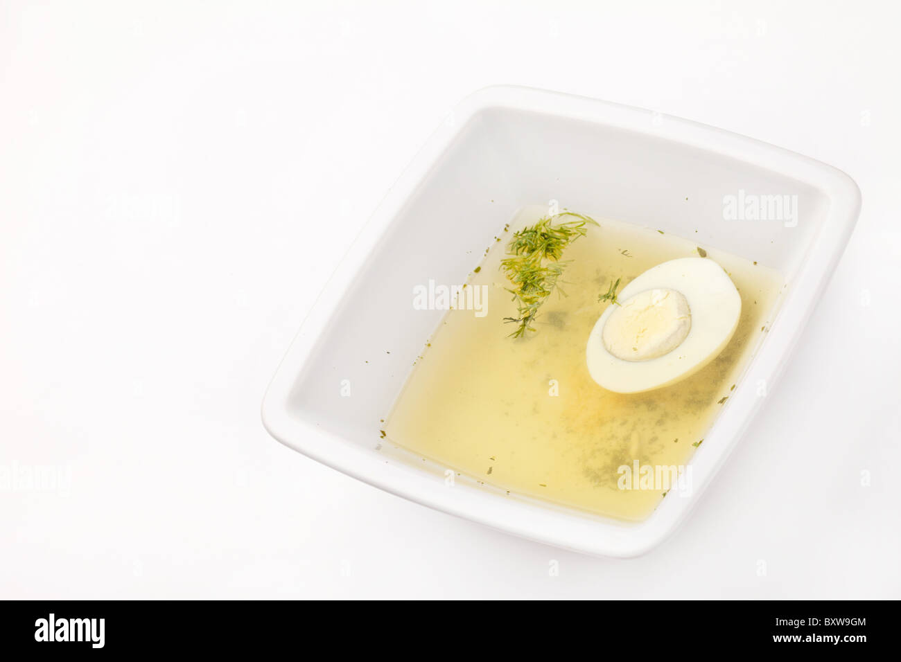 Food soup chicken broth Cut Out Stock Images & Pictures - Alamy