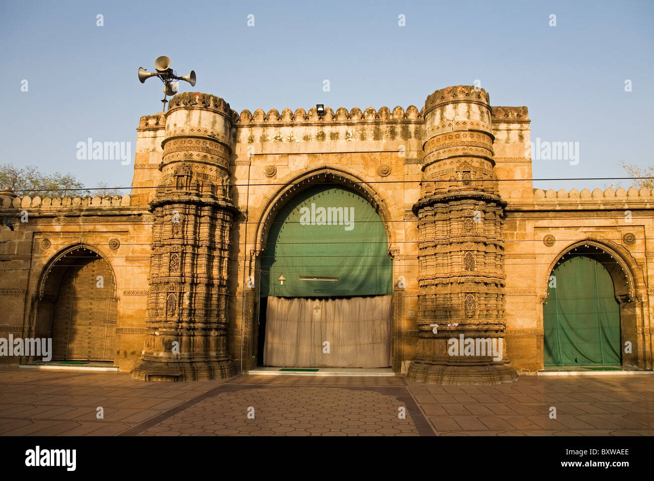 Qutbuddin's Mosque, also known as the Pattharwali Masjid, in Ahmedabad ...