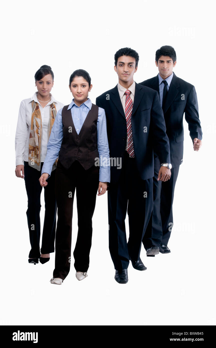 4 women standing facing hi-res stock photography and images - Alamy