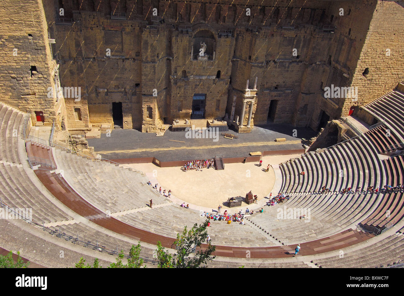 Roman theater (Unesco World Heritage Site), Orange, Vaucluse, Provence ...