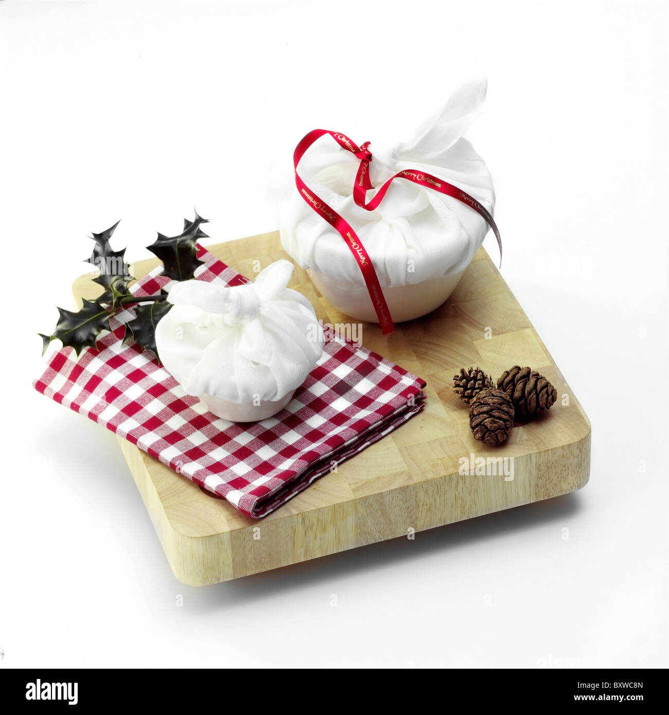 Christmas pudding cutout Cut Out Stock Images & Pictures - Alamy