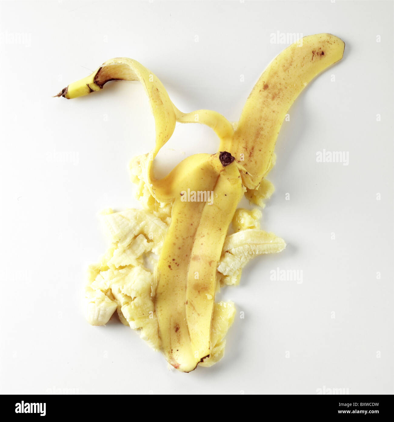 Banana Splat Stock Photo - Alamy