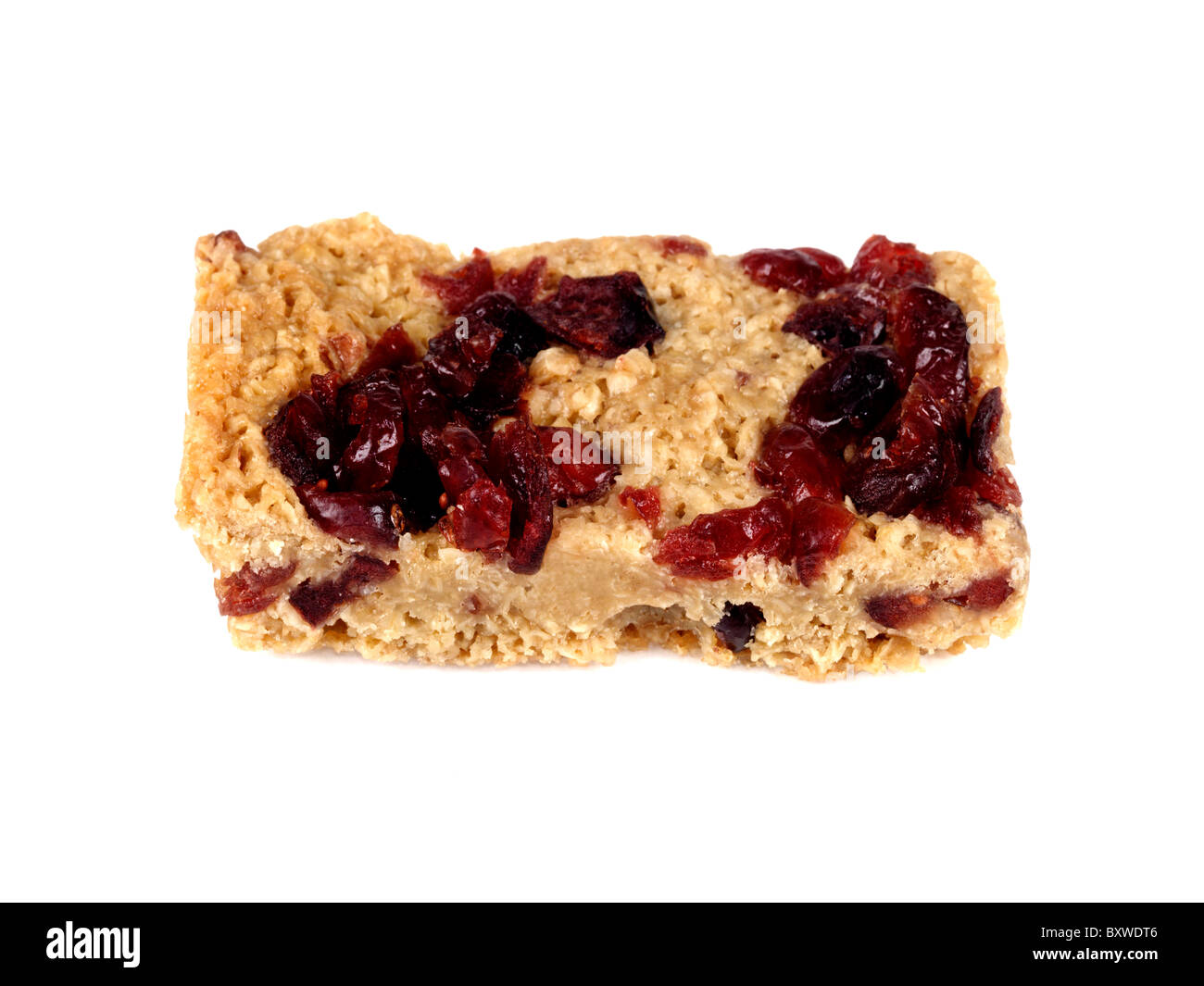 Cranberry and Pecan Nut Flapjack Stock Photo - Alamy