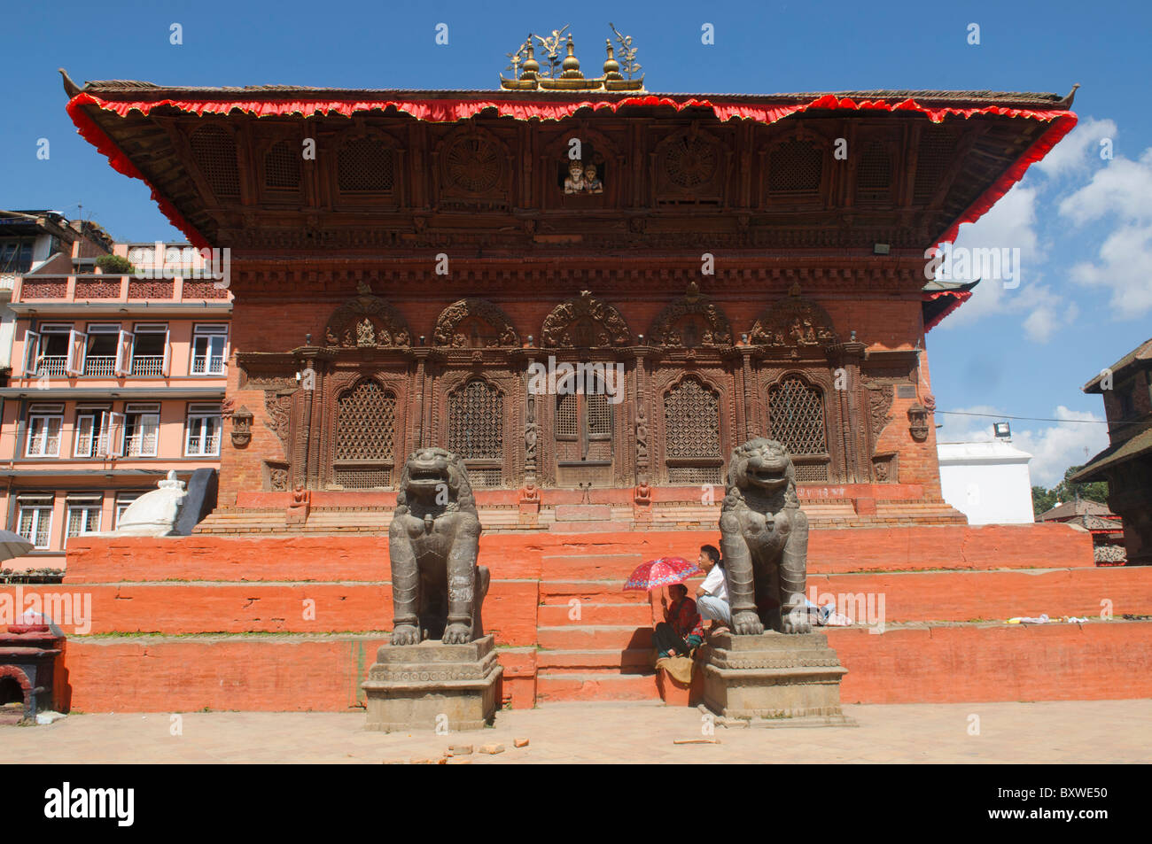 The Shiva Parvati temple at Durbar Square in Kathmandu, Nepal Stock ...