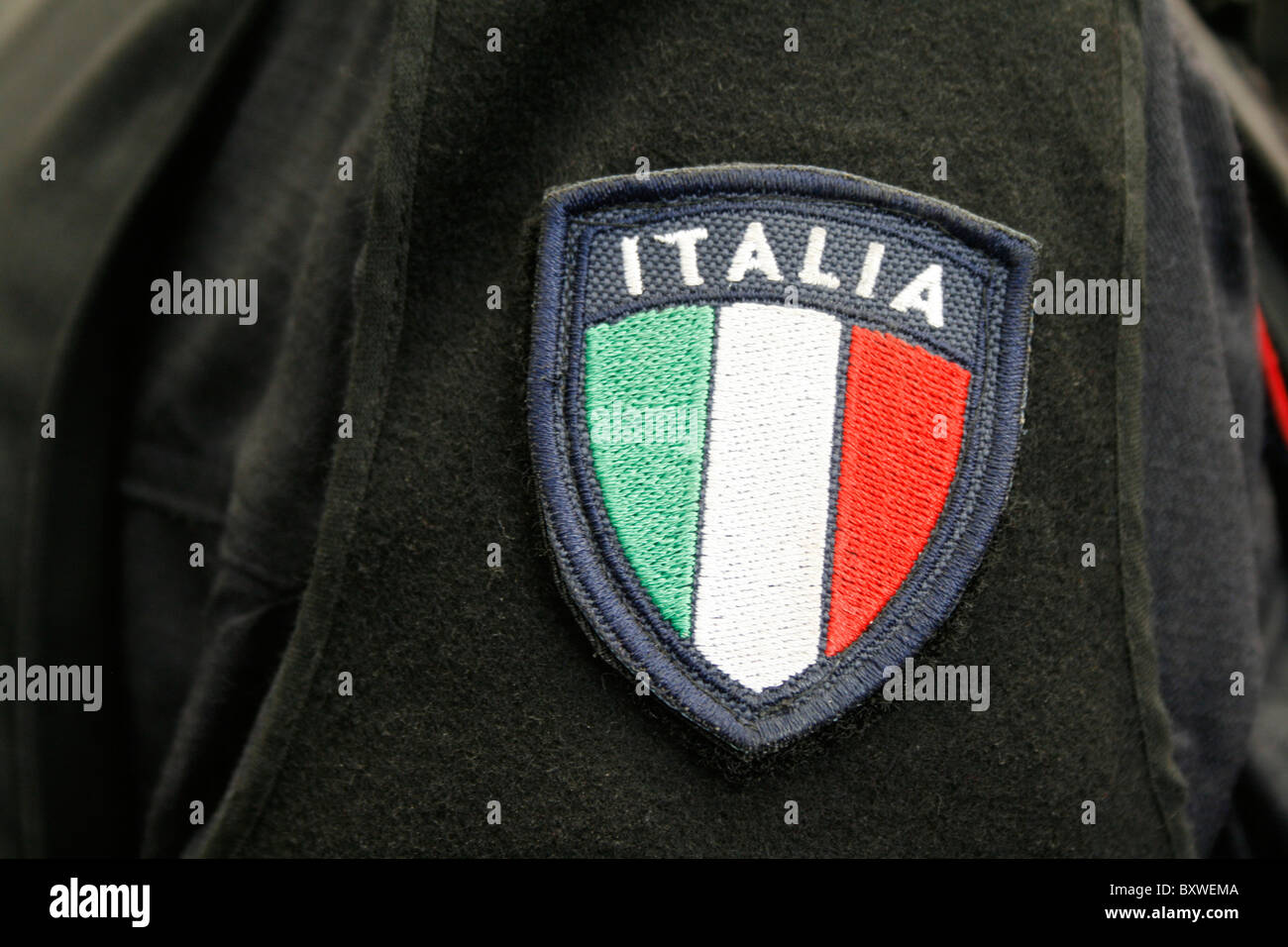 italy shield on uniform Stock Photo - Alamy