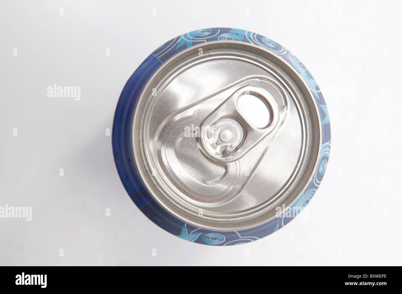 Top of Aluminum Can Stock Photo - Alamy