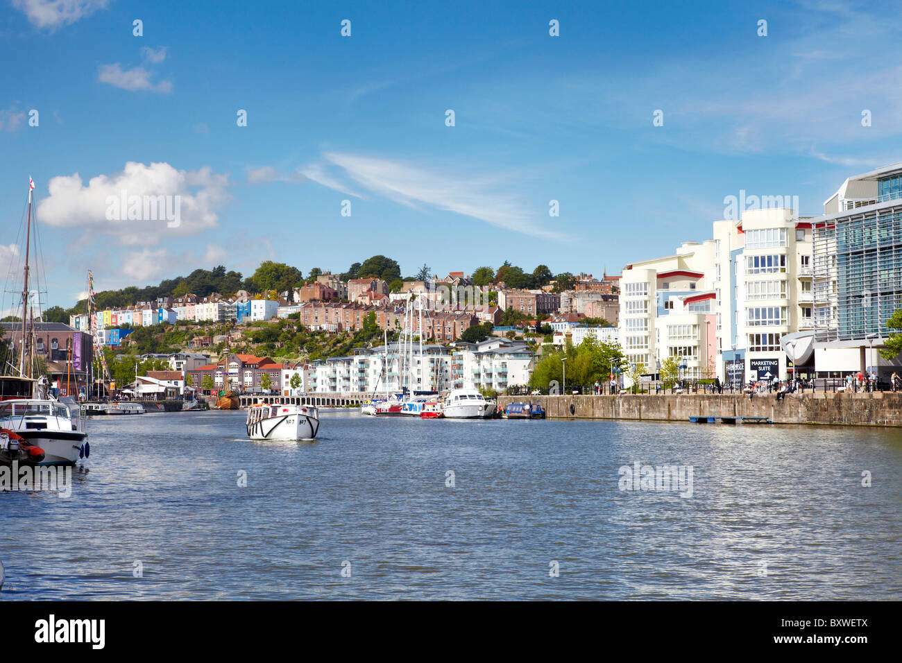 Harbourside, Bristol City Centre, UK, Europe Stock Photo - Alamy