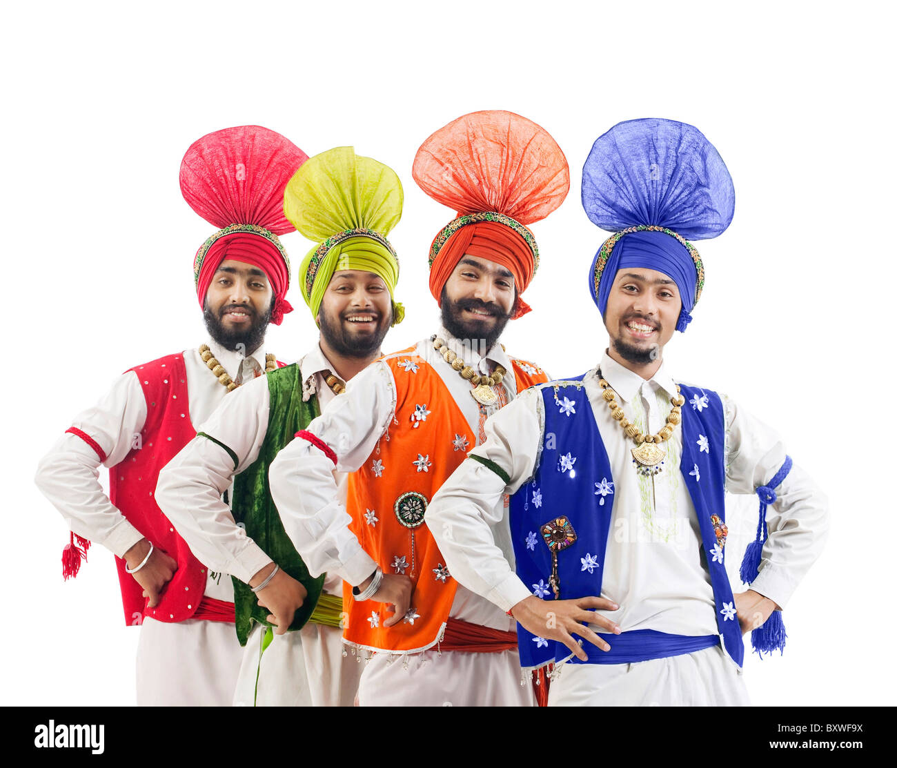 Sikh men posing Stock Photo - Alamy