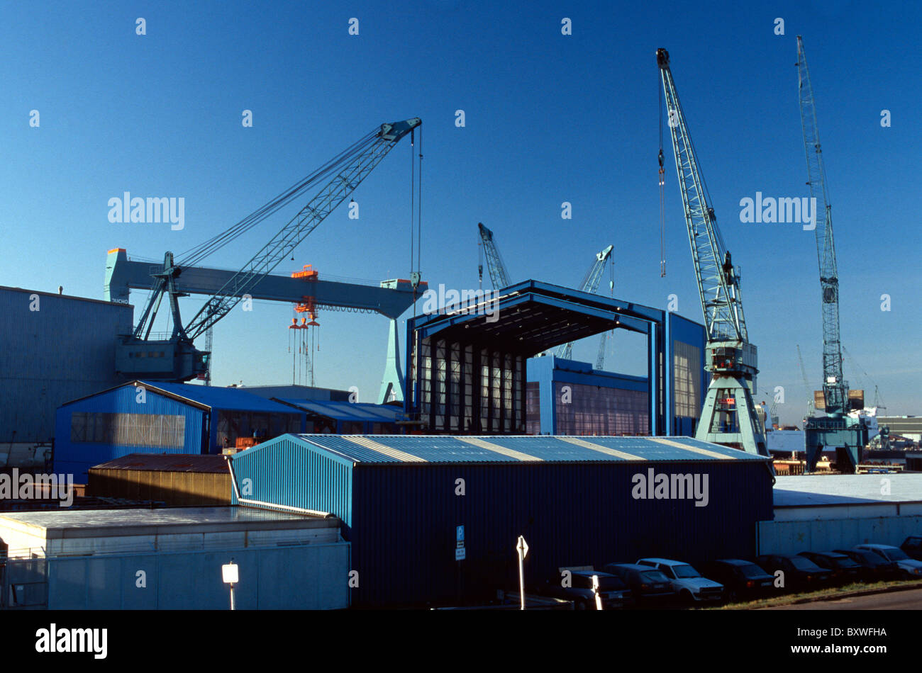 Sietas-Shipyard, Hamburg-Cranz, Germany Stock Photo - Alamy