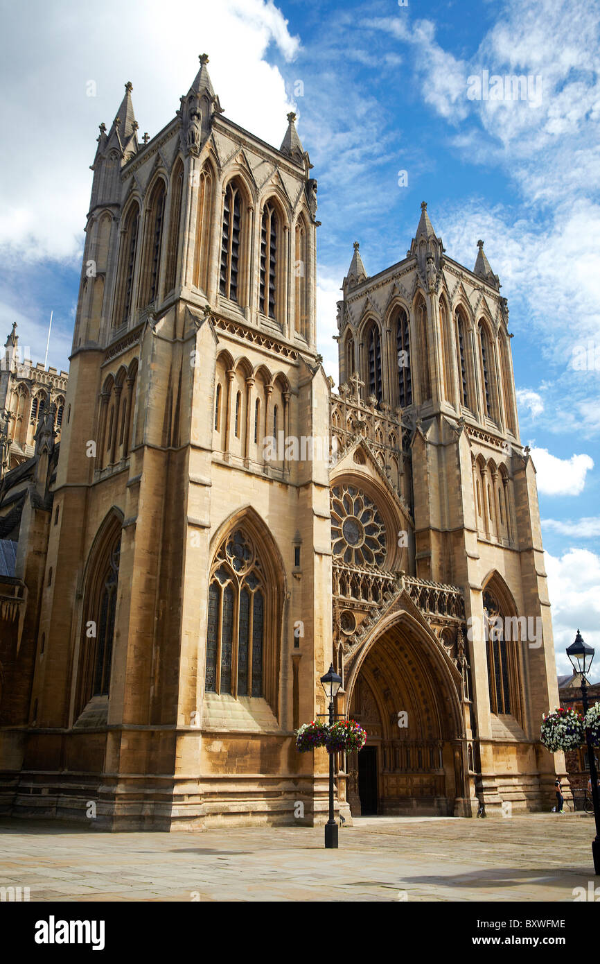 Bristol Cathedral in College Green Bristol, Avon, UK, Europe Stock ...