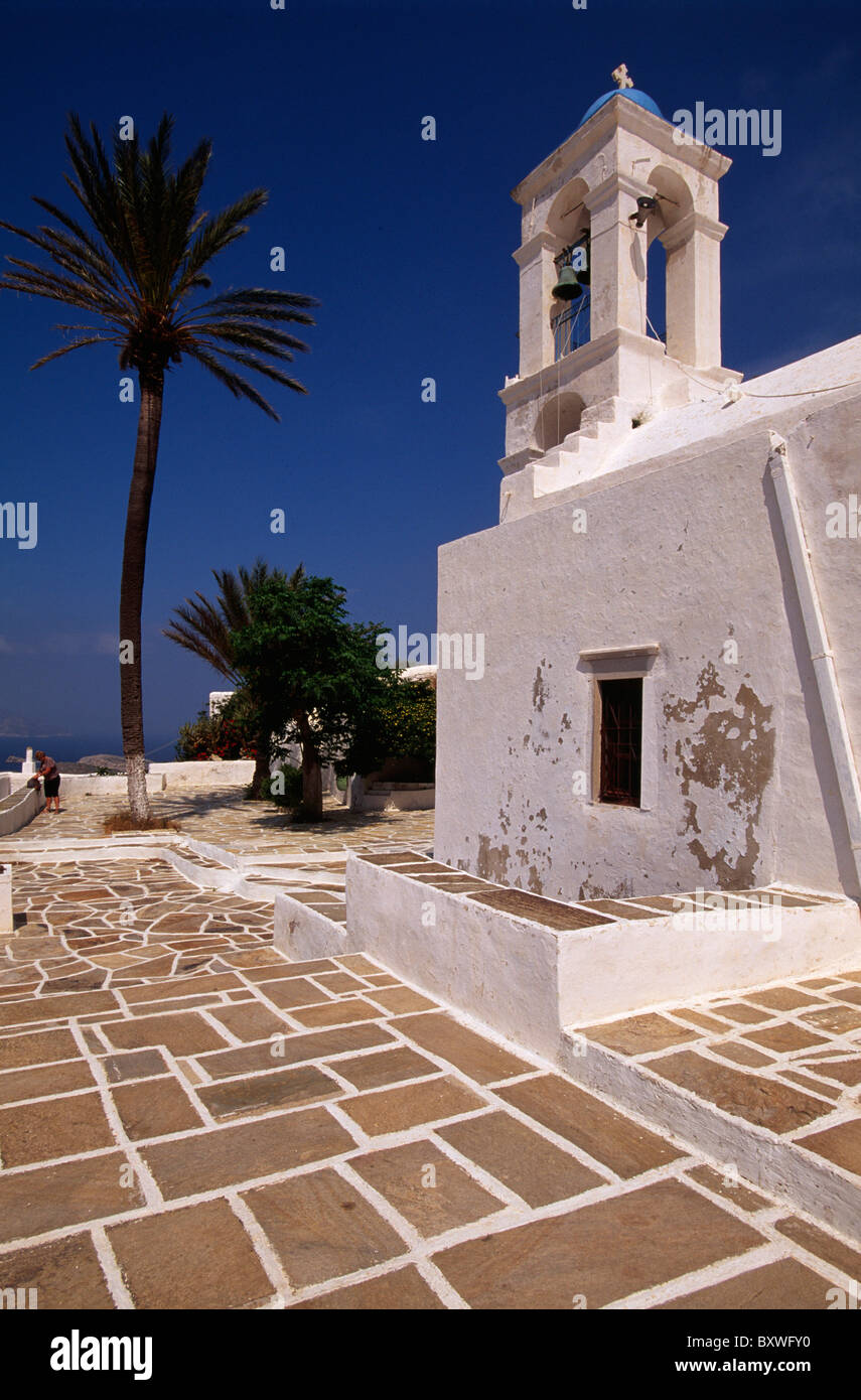 Church in Chora, Isle of Ios, Greece Stock Photo - Alamy